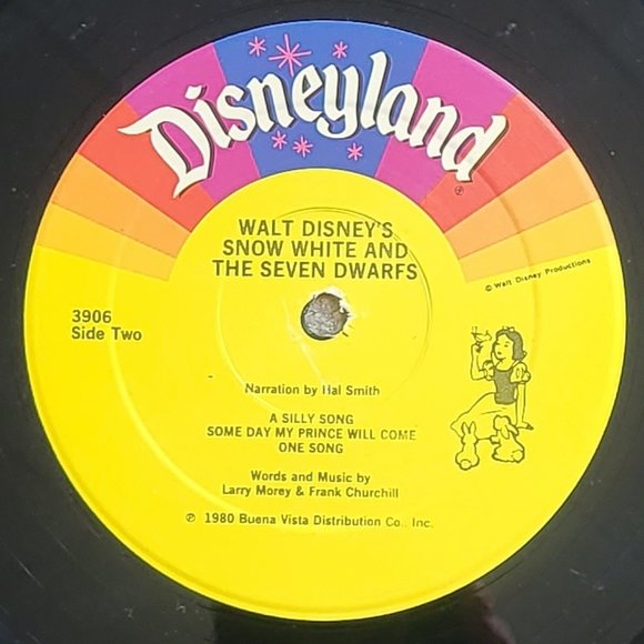 Disney | Media | Vintage Walt Disneys Story Songs From Snow White The ...